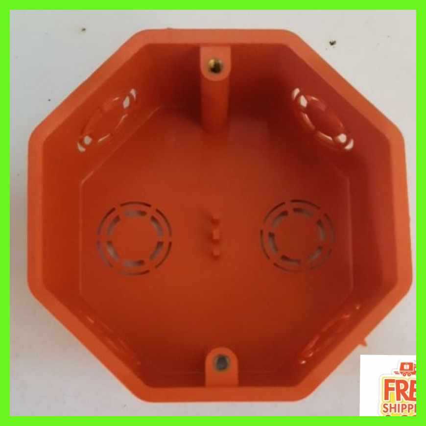 Junction Box 4x4 / Electrical Octagon Box / Orange Box (per pc ...