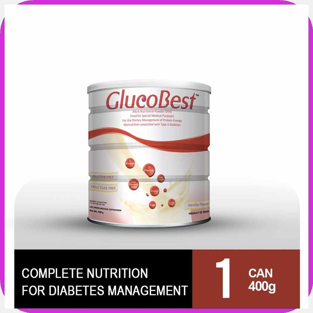 Glucobest@C:Vanilla*Kk!400g'oG{Can