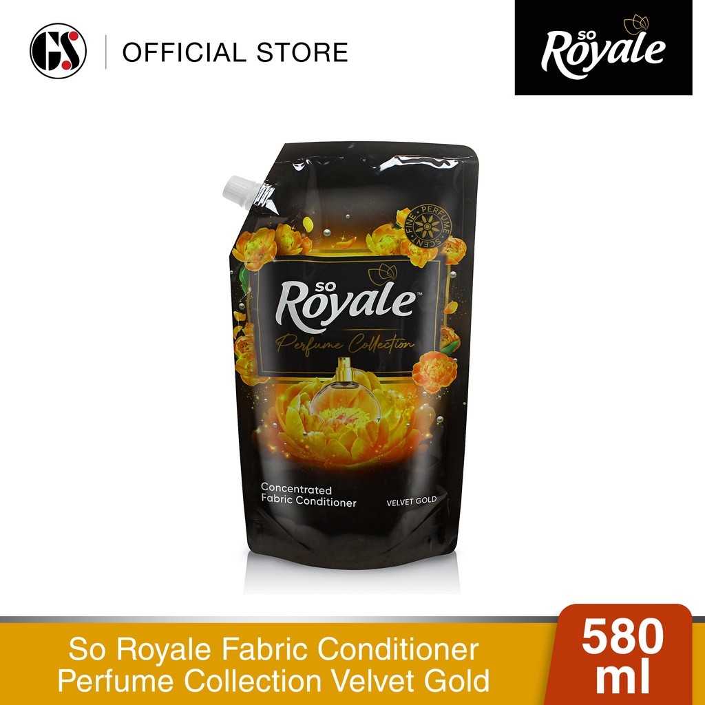 So Royale Fabric Conditioner Perfume Velvet Gold 580mL | Shopee Philippines