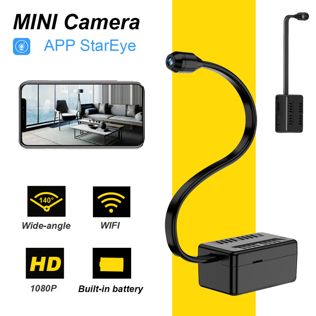 WIFI Mini camera camera Indoor surveillance portable camera DIY VCR IP ...
