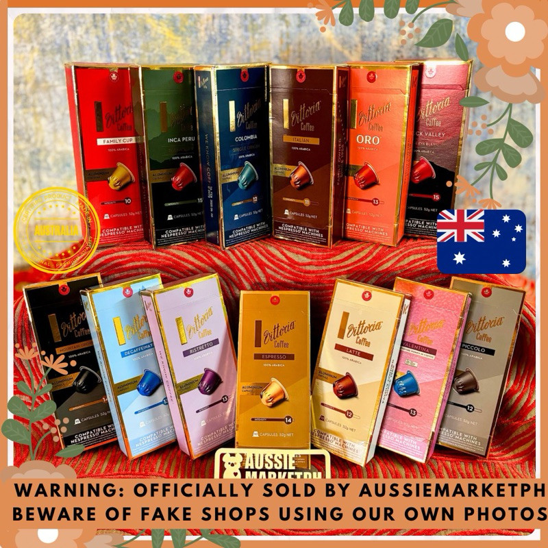 1BOX VITTORIA PREMIUM COFFEE NESPRESSO CAPSULES PODS AUSSIE COFFE ...
