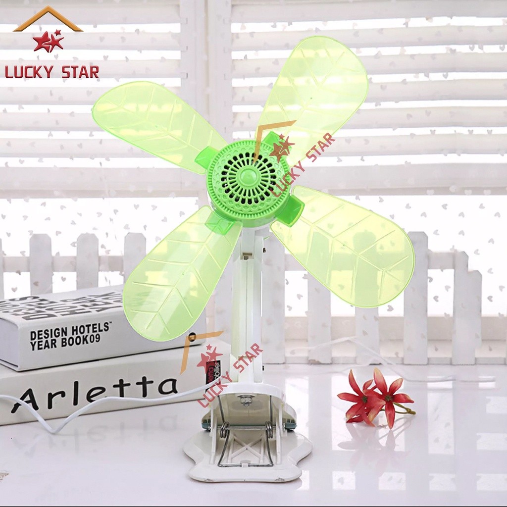 4 Blades Mini Clip Fan Portable Clip Fan`Tk;Electric`TF&Fan*mV'LUCKY ...