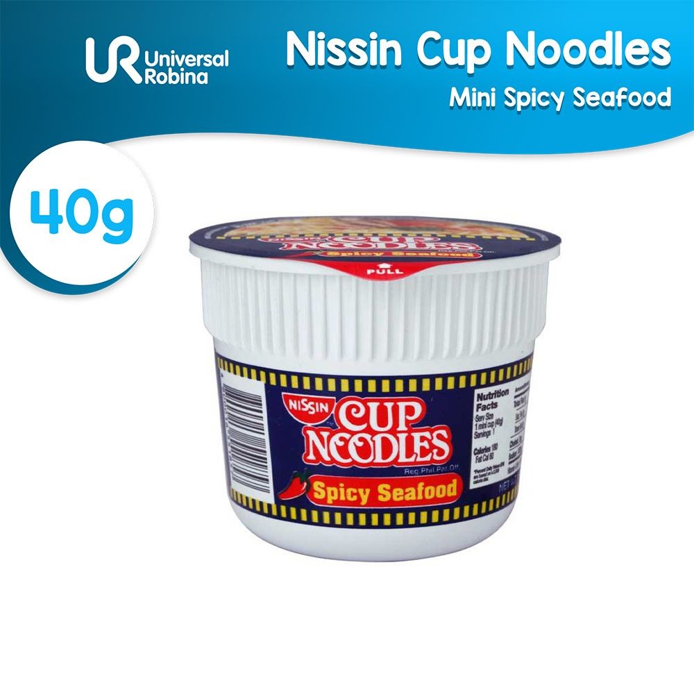 Nissin Cup Noodles Mini Spicy Seafood (40g) | Shopee Philippines