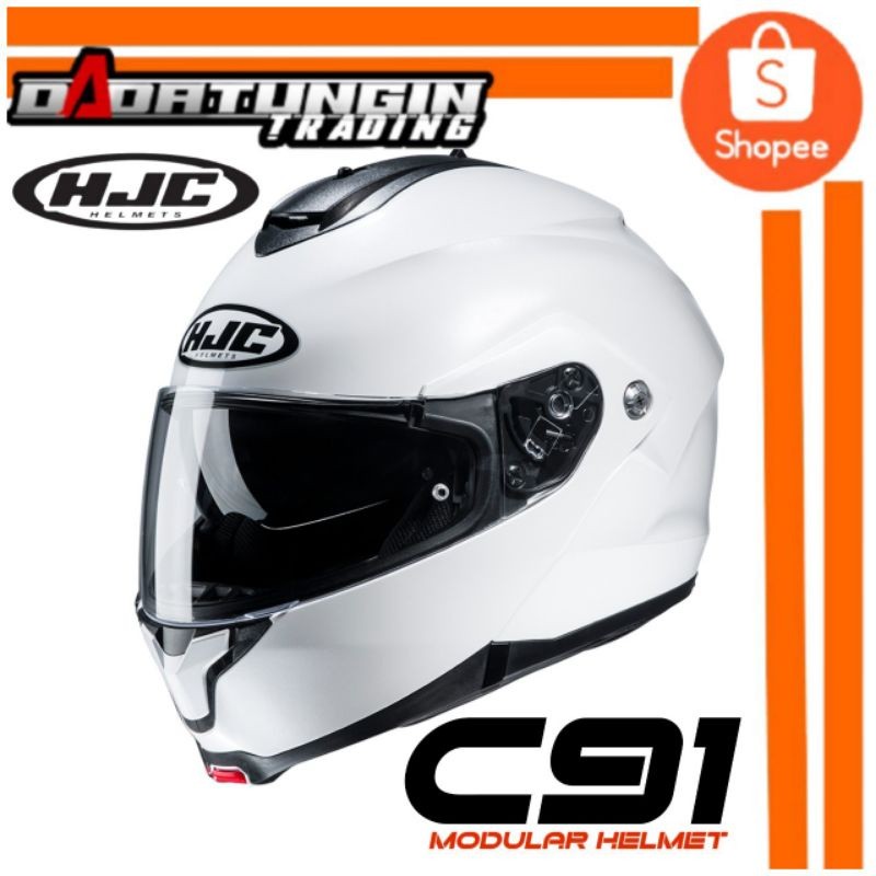 HJC C91 Modular Dual Visor Helmet | Shopee Philippines