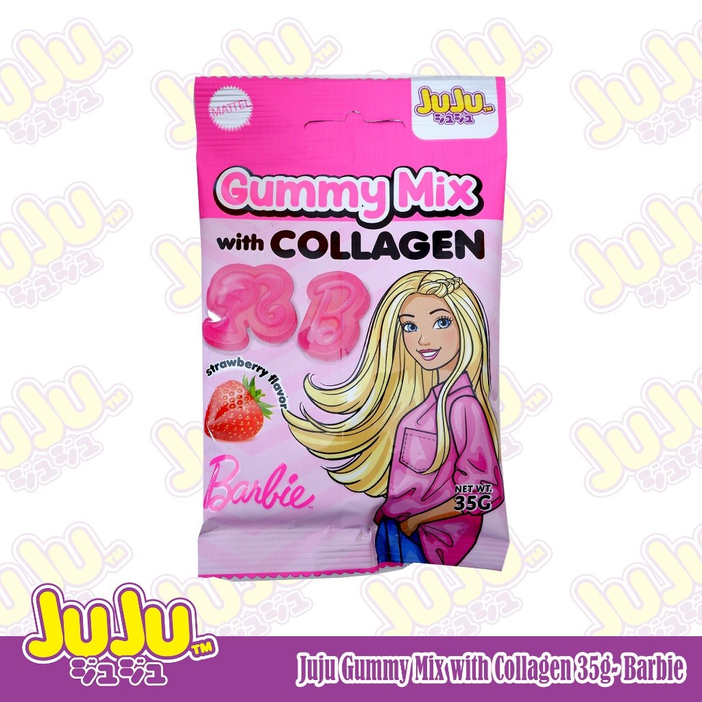 Juju Gummy Mix 35g (Gummy candies with Collagen) - Barbie | Shopee ...