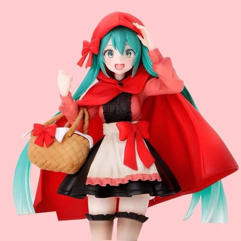 18cm Miku Figure Little Red Riding Hood Figure TAITO SEGA VOCALOID PVC ...