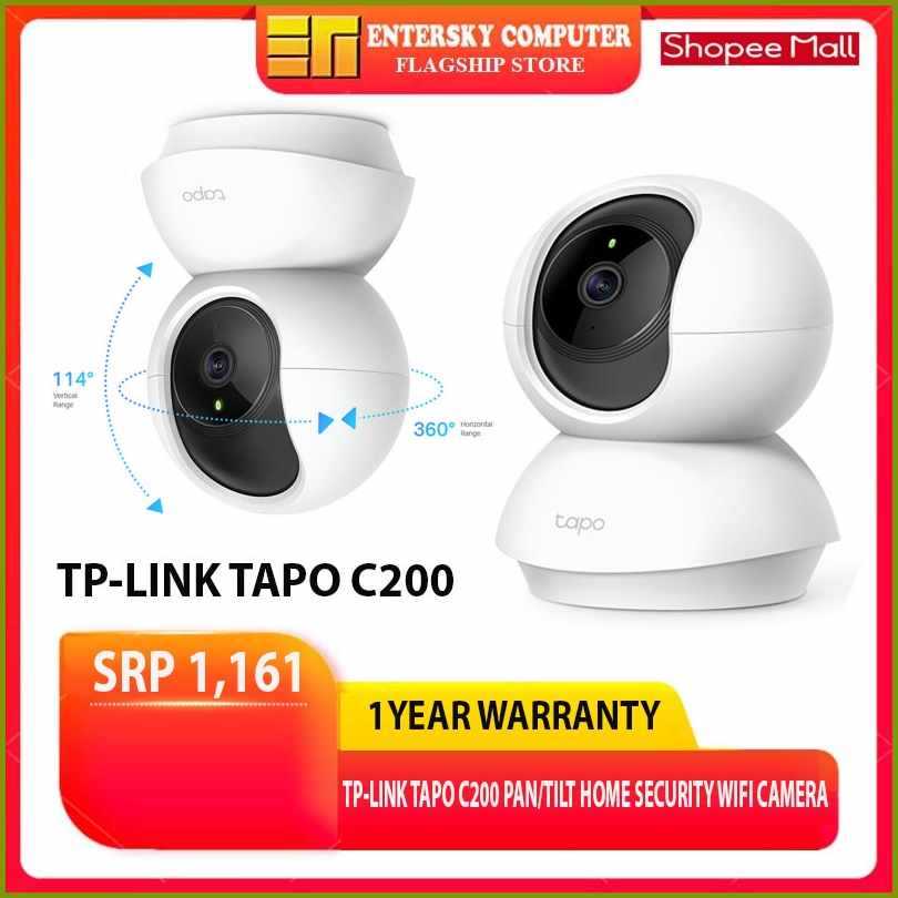 Tapo C200 Pan/Tilt Home Security Wi-Fi Camera with Dhua SD card ...