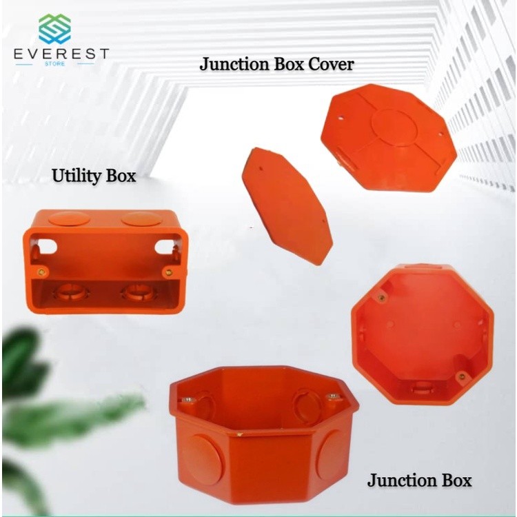 JUNCTION BOX / UTILITY BOX / COVER PVC ORANGE | Shopee Philippines