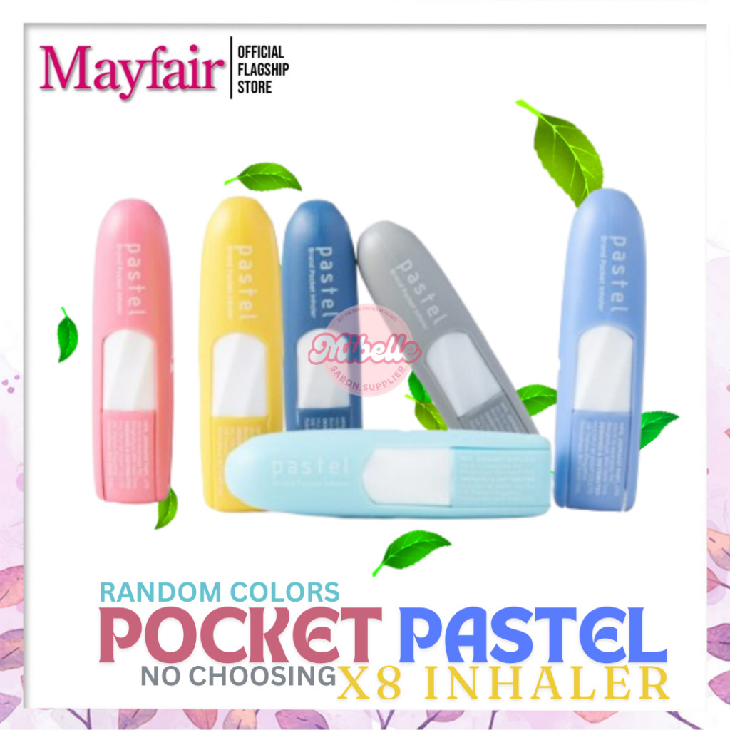 Pastel Pocket Inhaler Thailand Original For Nose Asthma Stress Headache ...