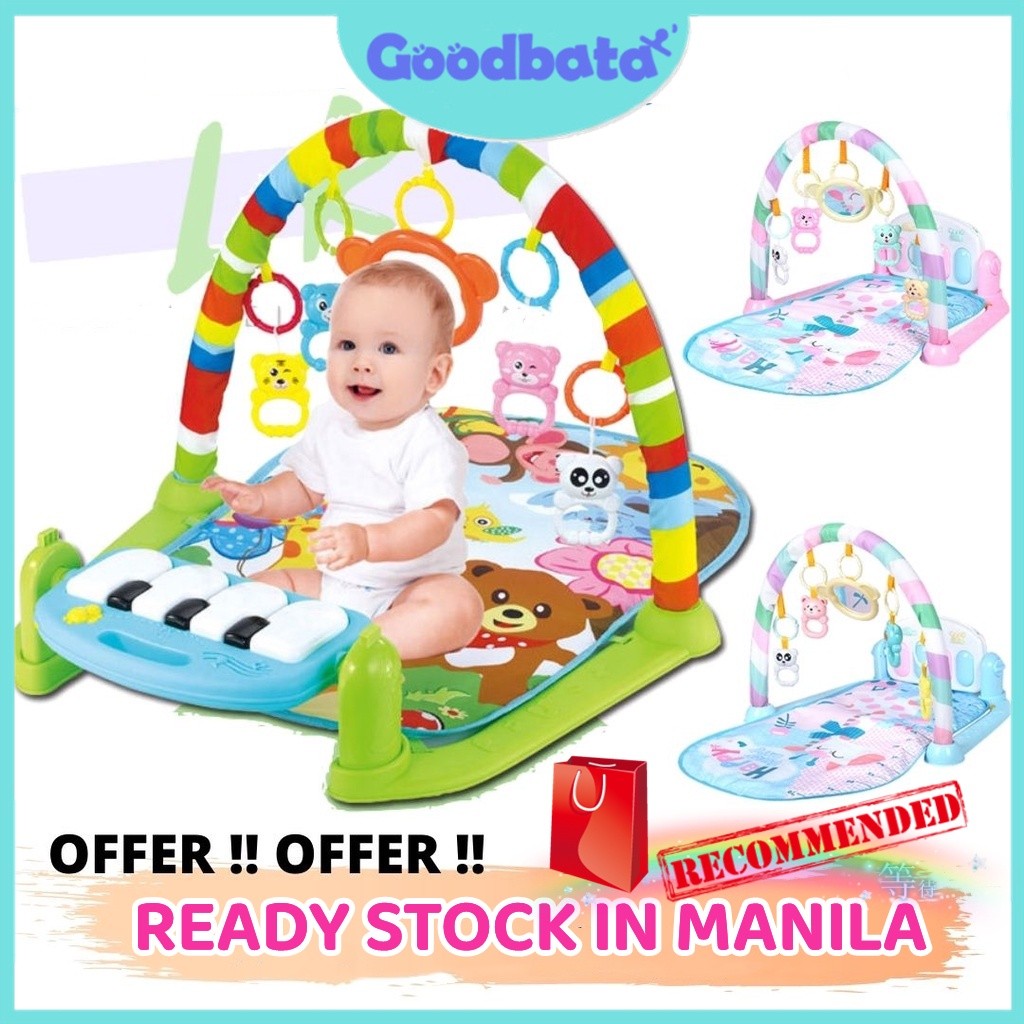 Baby Toddler Colourful Musical Play Gym Play Mat Baby Play Kids Toys ...