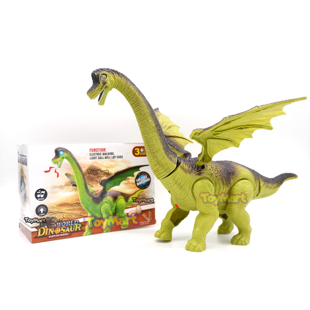 Walking Brontosaurus Dinosaur Wings Simulation Walking Dinosaurs Laying ...