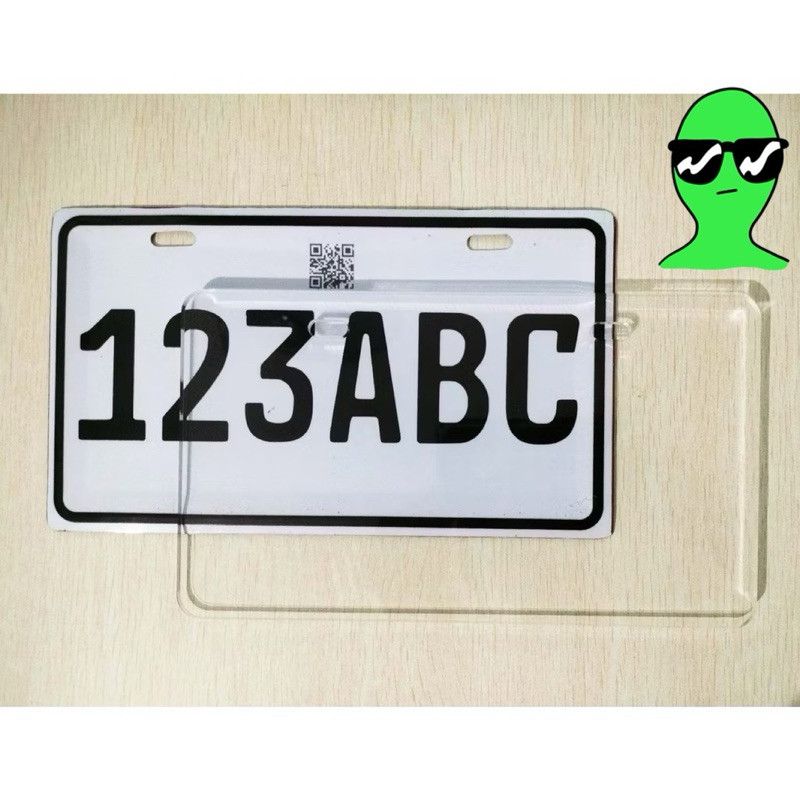 Acrylic Motorcycle Plate Cover Clear (New LTO Plate) | Shopee Philippines
