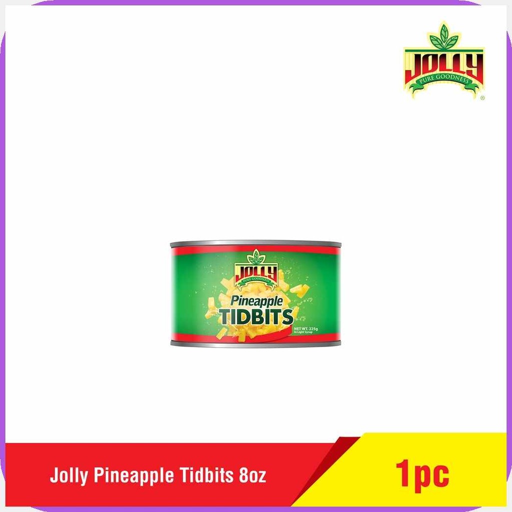 Jolly[xP`Pineapple/S[Tidbits&E`225g | Shopee Philippines