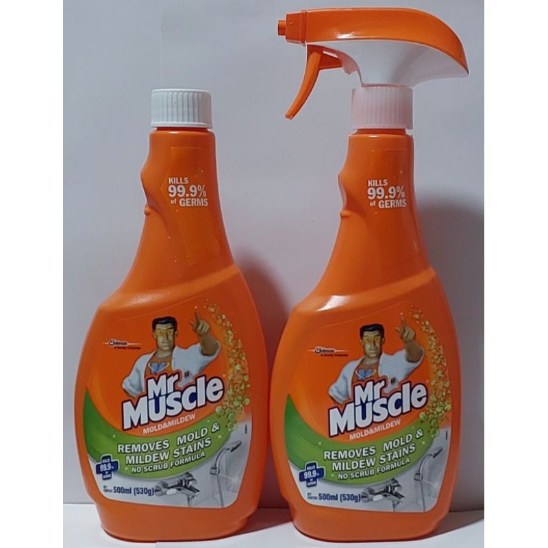 Mr. Muscle Mold and Mildew Spray 500ml w/ Refill 500ml | Shopee Philippines