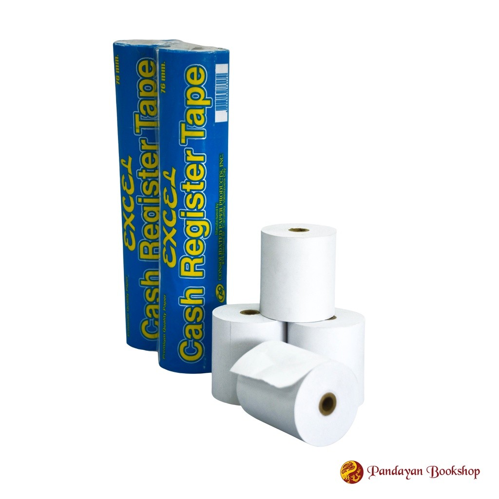 Excel Cash Register Tape 76mm 4's | Shopee Philippines