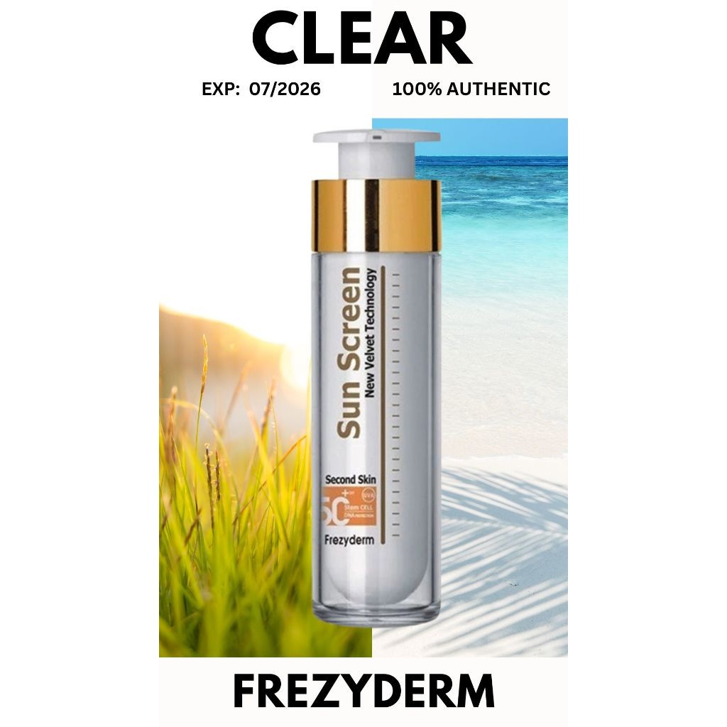 Frezyderm Sun Screen Velvet Face Cream SPF 50+ (CLEAR) | Shopee Philippines