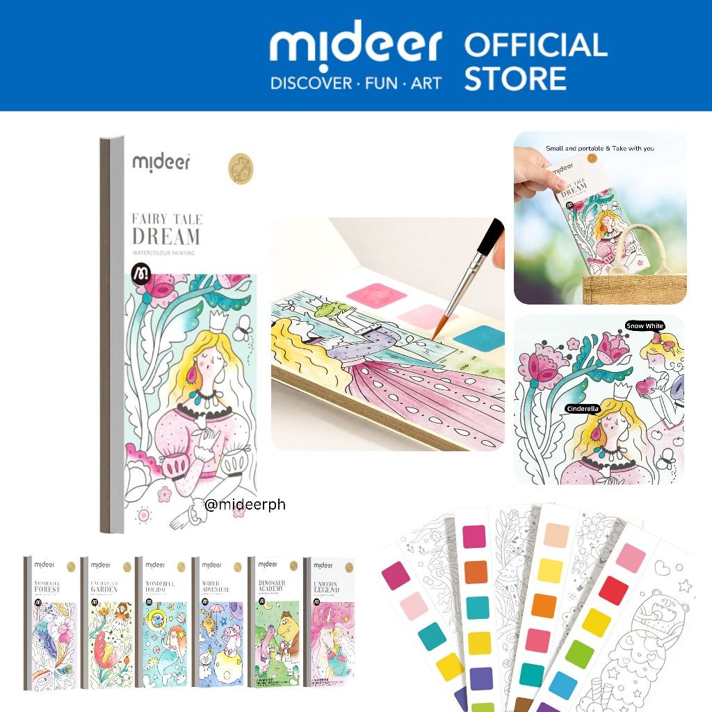 Mideer Watercolor Painting by Mideer | Shopee Philippines