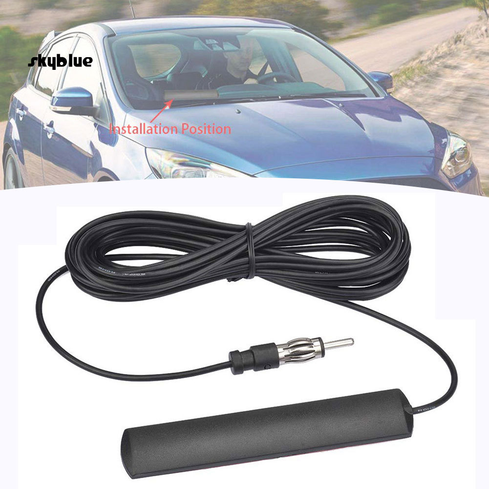 Universal Car Vehicle Windshield Strong Signal FM Radio Antenna Patch ...