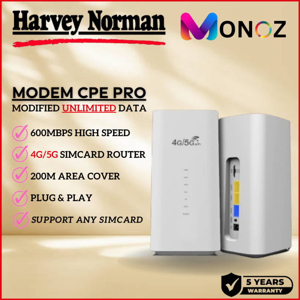 MONOZ Wi-Fi Sim Card Router CPE Pro Modem / GT990/ Original LTE Cat12 ...
