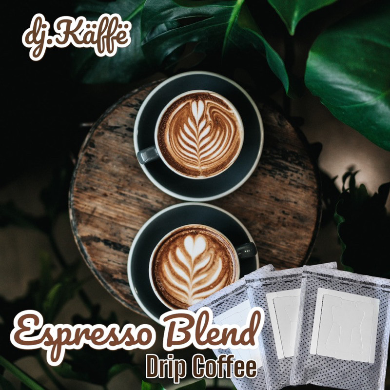 Premium Espresso Blend Drip Coffee Freshly Ground Beans 7g 10g 12g ...