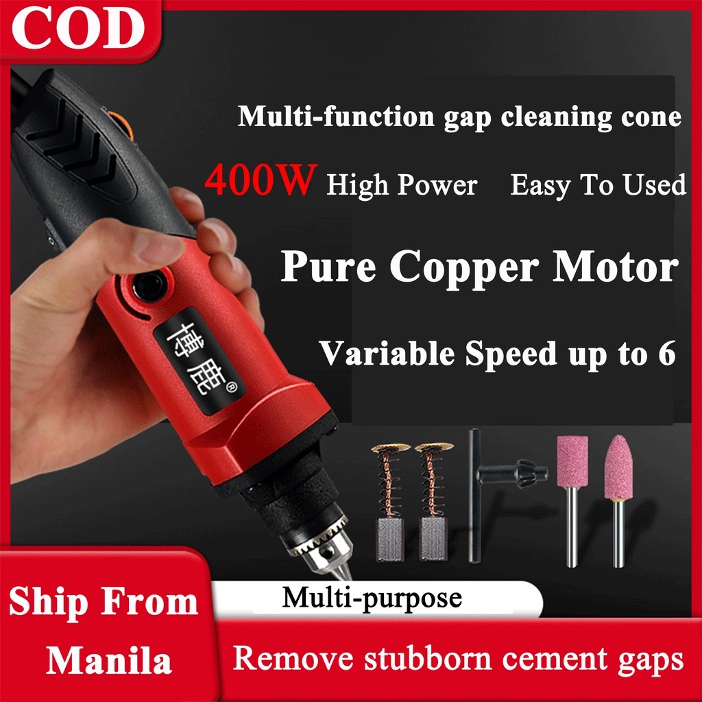 Electric Mini Die Grinder Power Rotary Tool 6 Speed Control 400W ...