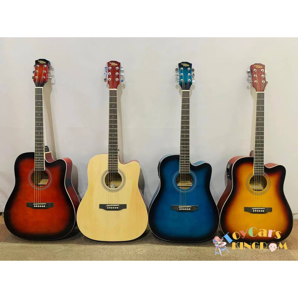 High Quality 41 Inch Acoustic Guitar with 5EQ Pick-up | Shopee Philippines