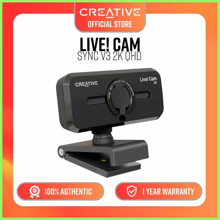 Creative Live! Cam Sync V3 2k Qhd USB Webcam | Shopee Philippines