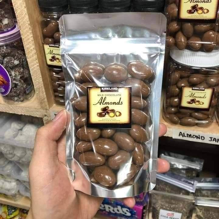 TRIAL PACK KIRKLand MILK CHOCOLATE ALMONDS PACK | Shopee Philippines