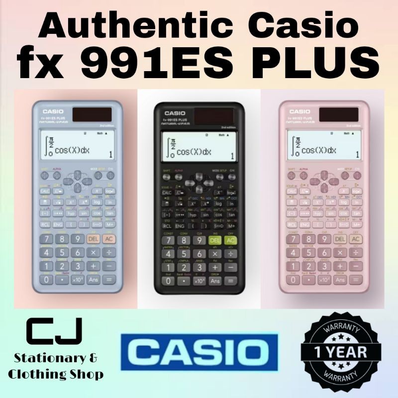 AUTHENTIC CASIO FX 991ES PLUS 2nd EDITION Scientific Calculator 991 ES ...