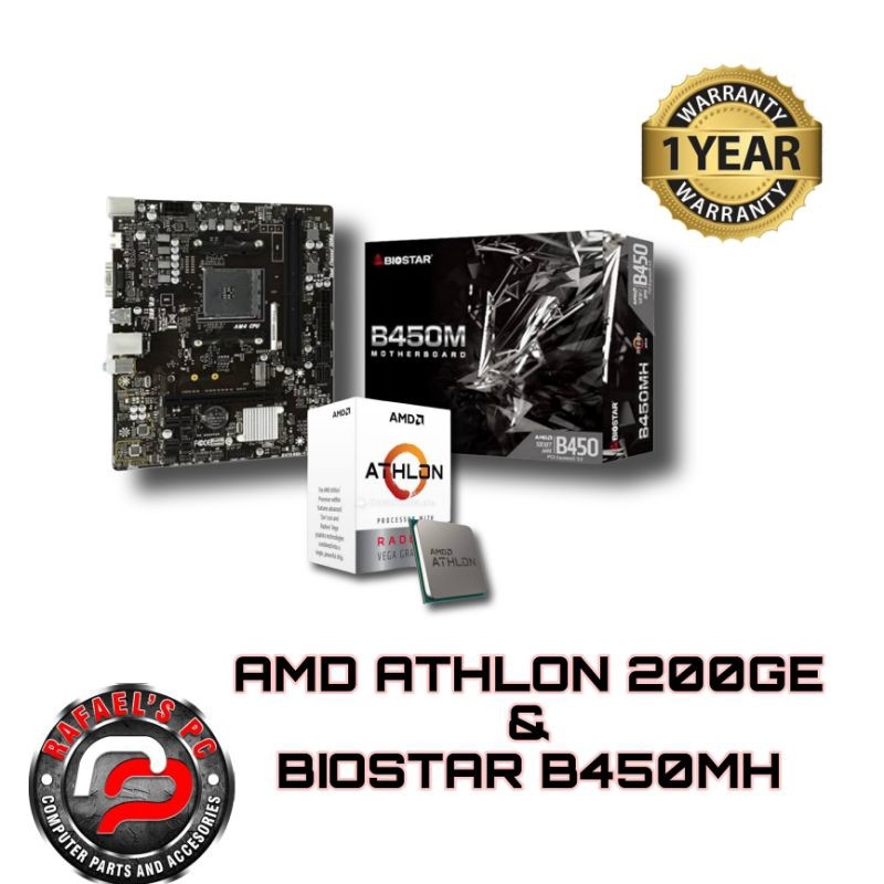 AMD ATHLON 200GE BUNLE MOTHERBOARD AND PROCESSOR | Shopee Philippines