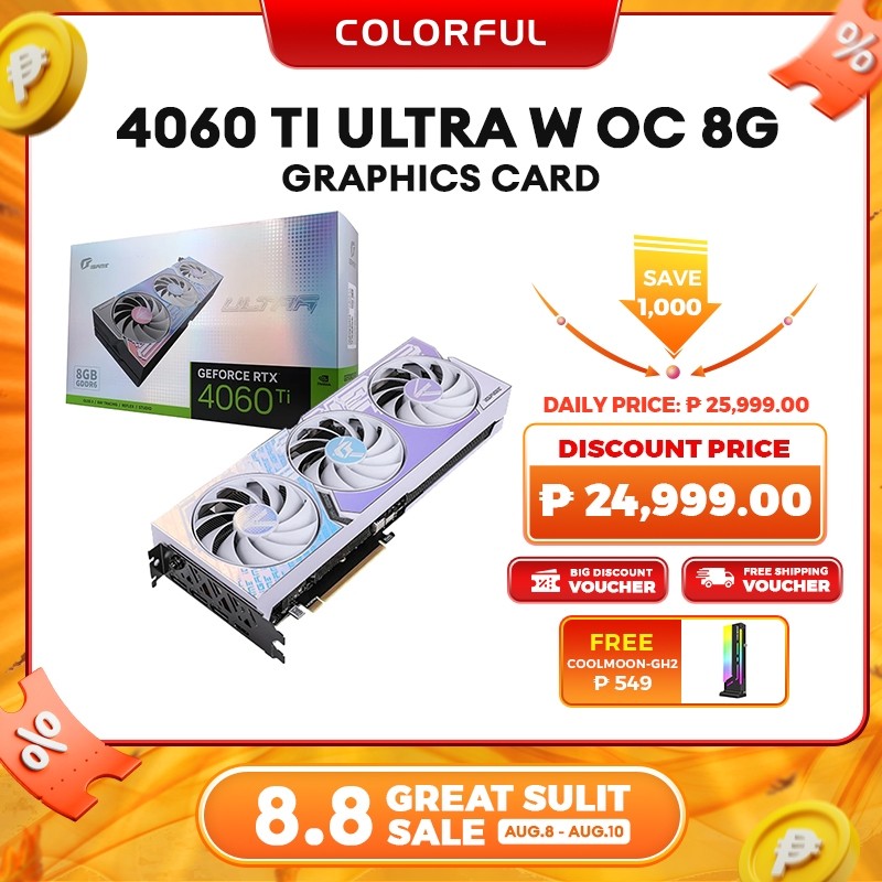 Colorful GeForce RTX 4060 Ti Graphics Cards (8GB & 16GB) | Shopee ...