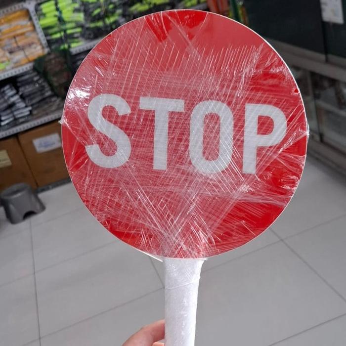 Gjah Security Guard Stop Board - Traffic Stop Sign Lintas - STOP Sign ...