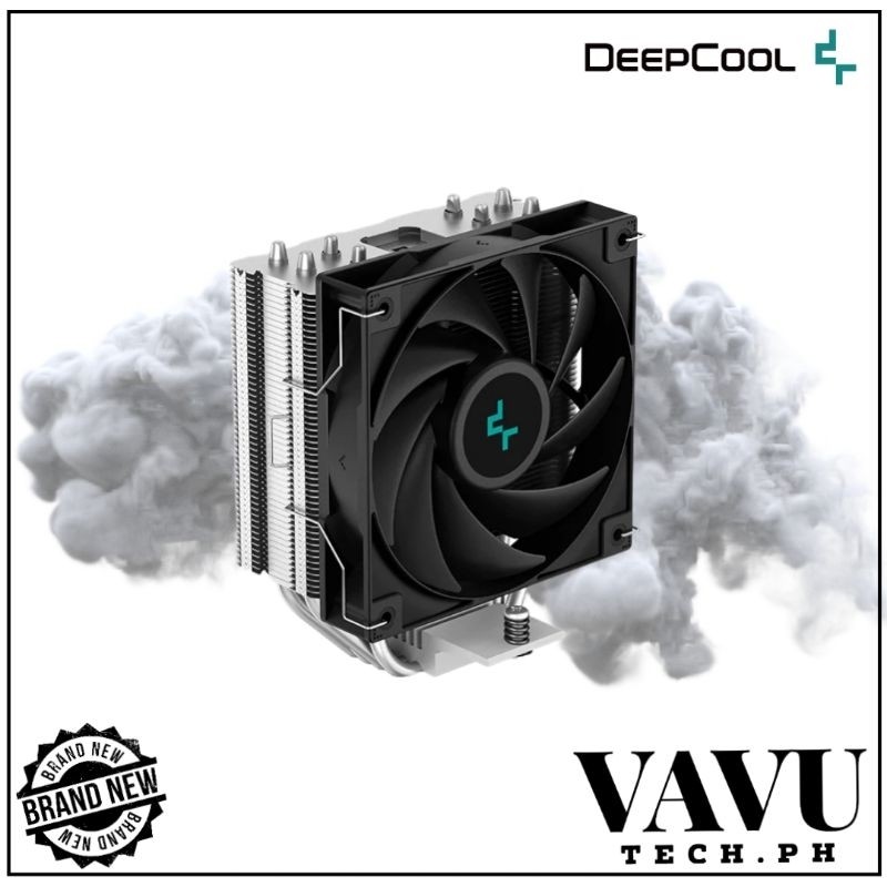 Deepcool AG400 Black Single Tower 120mm CPU Cooler (For Intel & AMD ...
