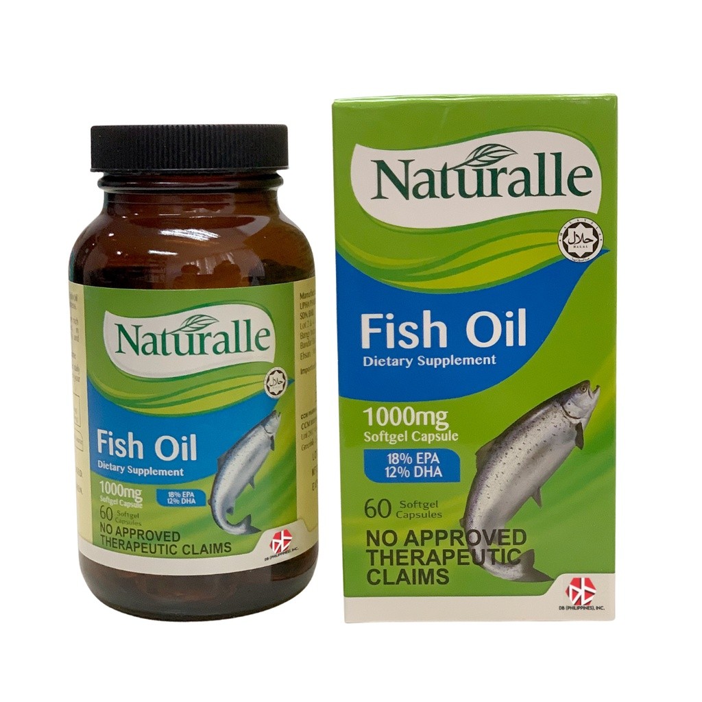 Naturalle Omega-3 Fish Oil Cap 60's | Shopee Philippines