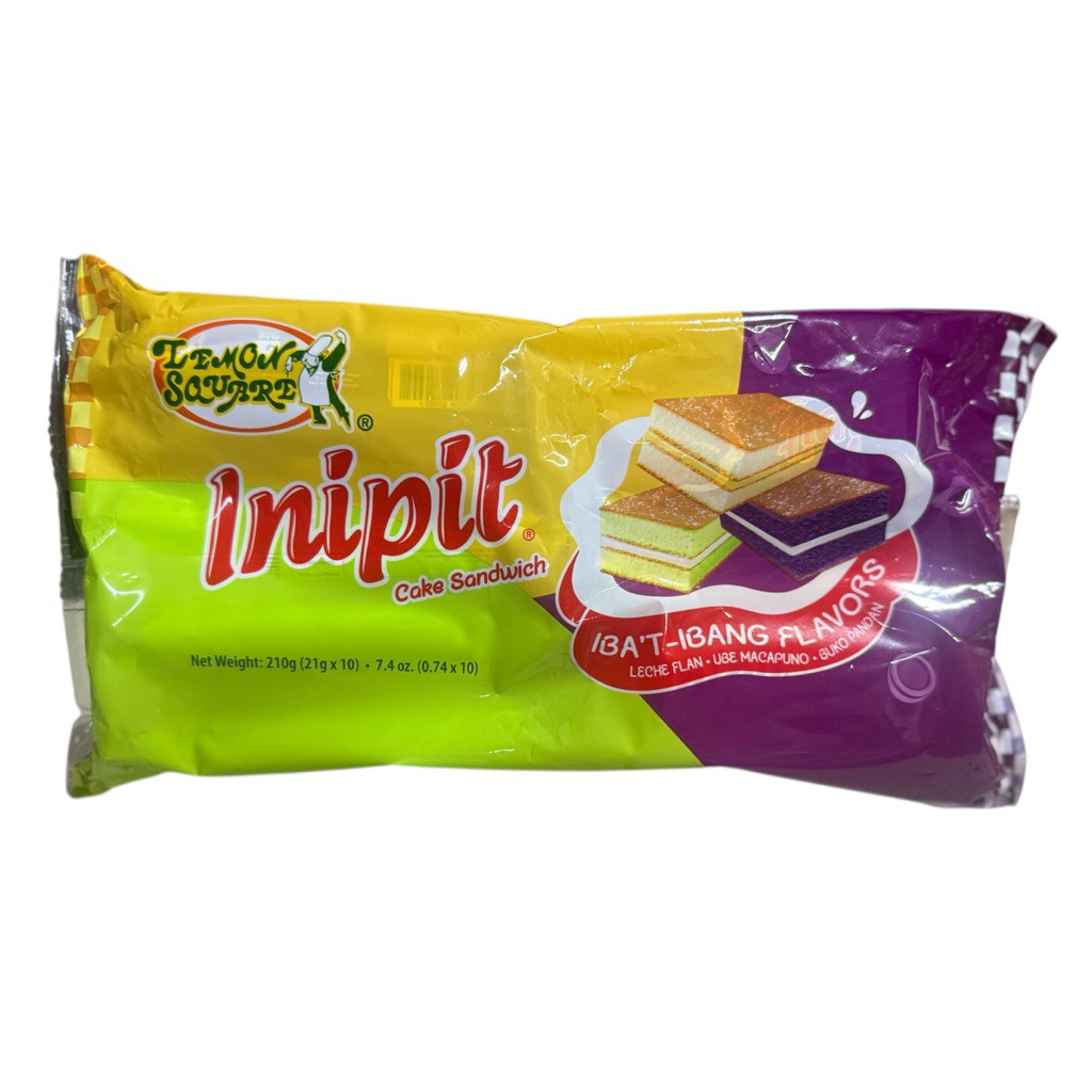 Lemon Square Inipit 230g (10 Pieces) | Shopee Philippines