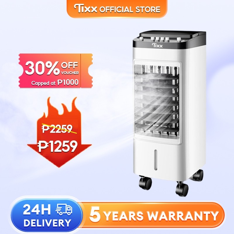 Tixx Air Cooler Fan inverter 10L Telecontrol/Button | Shopee Philippines