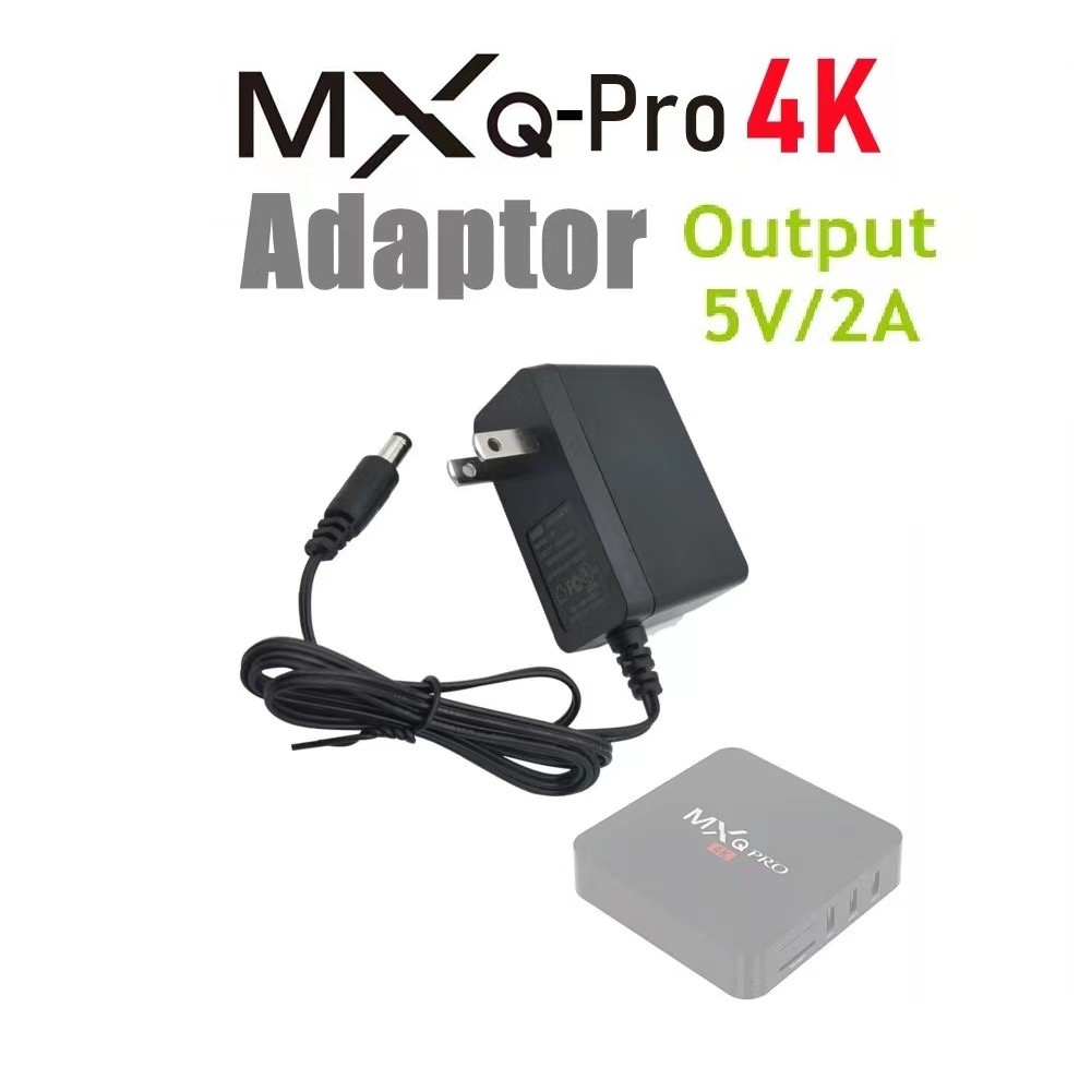 COD High Quality 5V 2A output Power MXQ Adaptor Charger for MXQ PRO 4K ...