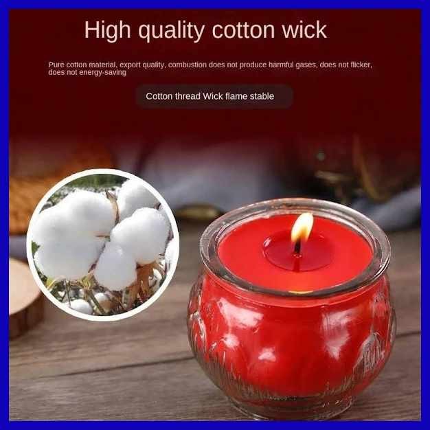 2PCS,qk'24-HOURS)t[GHEE;es&CANDLE`dq&ROUND`aq&LOTUS`nR&BUTTER`io&LAMP ...