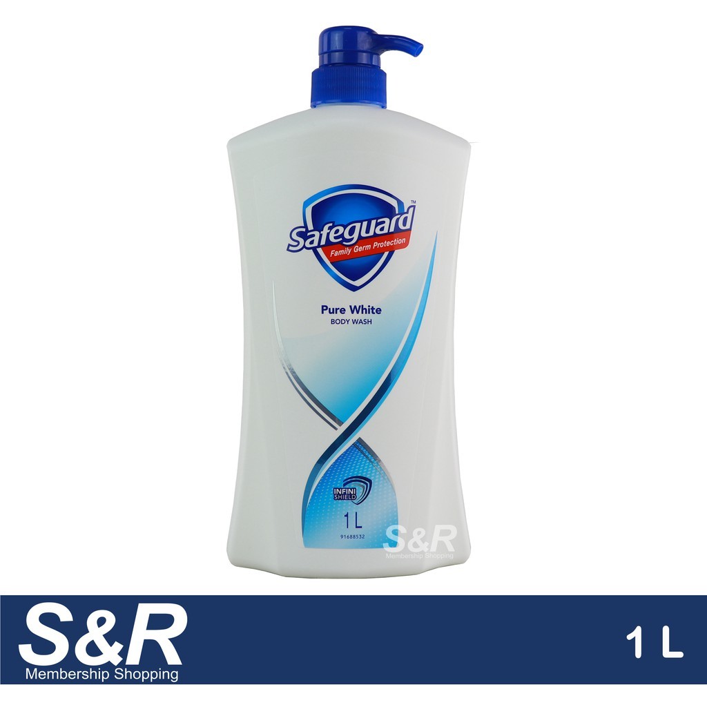Safeguard Pure White Body Wash 1L | Shopee Philippines