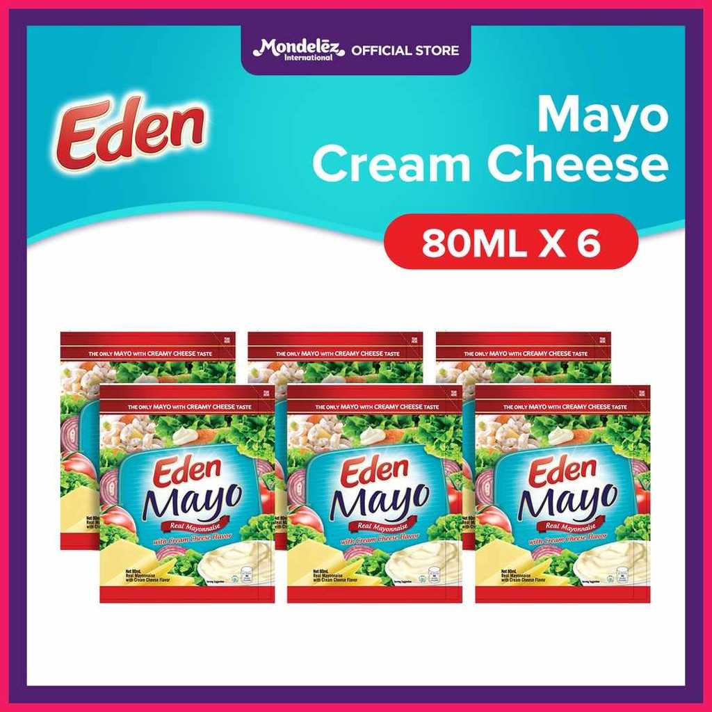 Eden Mayo Pouch - Real Mayonnaise with Cream Cheese Flavor 80ml Rich ...