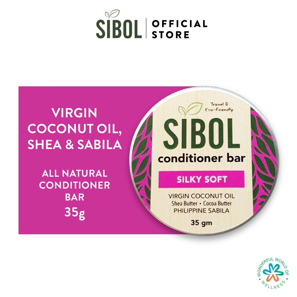 Sibol Silky Soft Conditioner Bar 35g VCO & Shea Butter | Shopee Philippines
