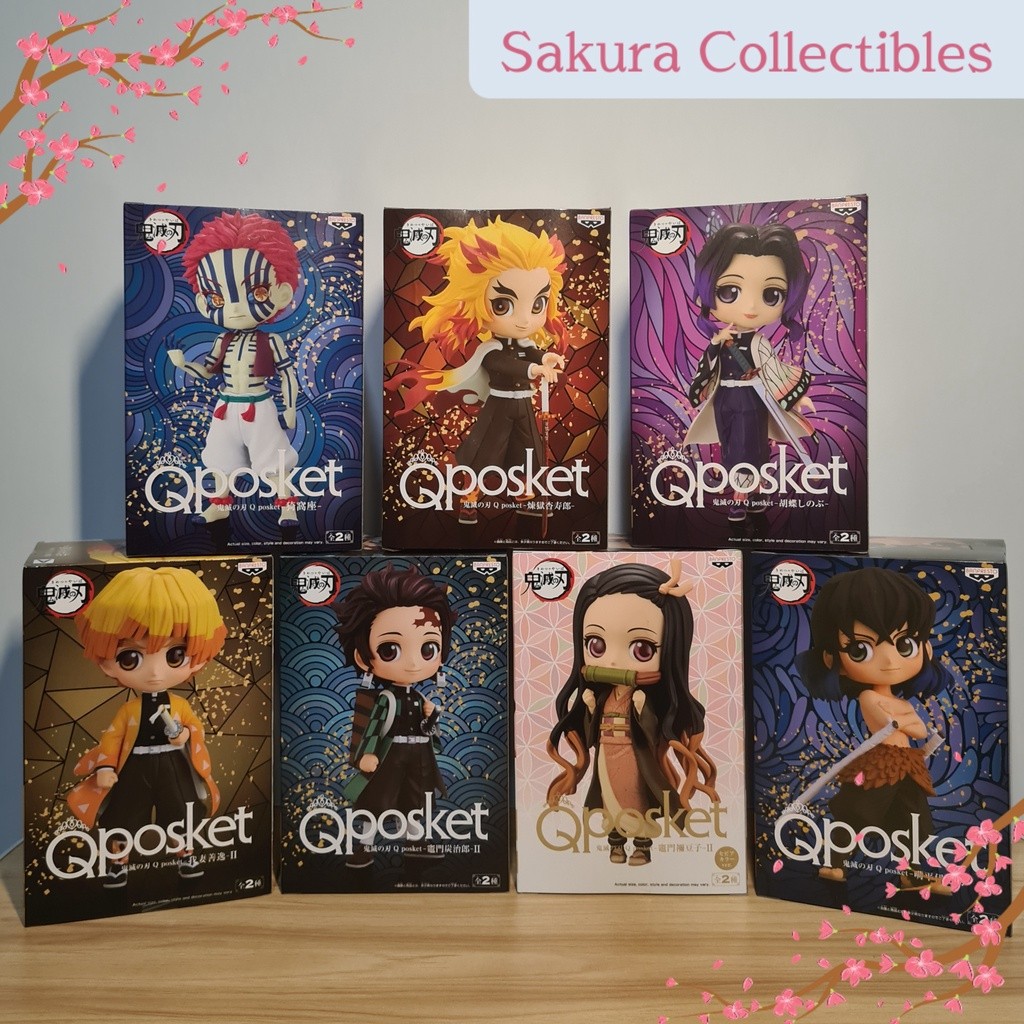 QPosket Demon Slayer: Kimetsu No Yaiba (Tanjiro, Nezuko, Zenitsu ...
