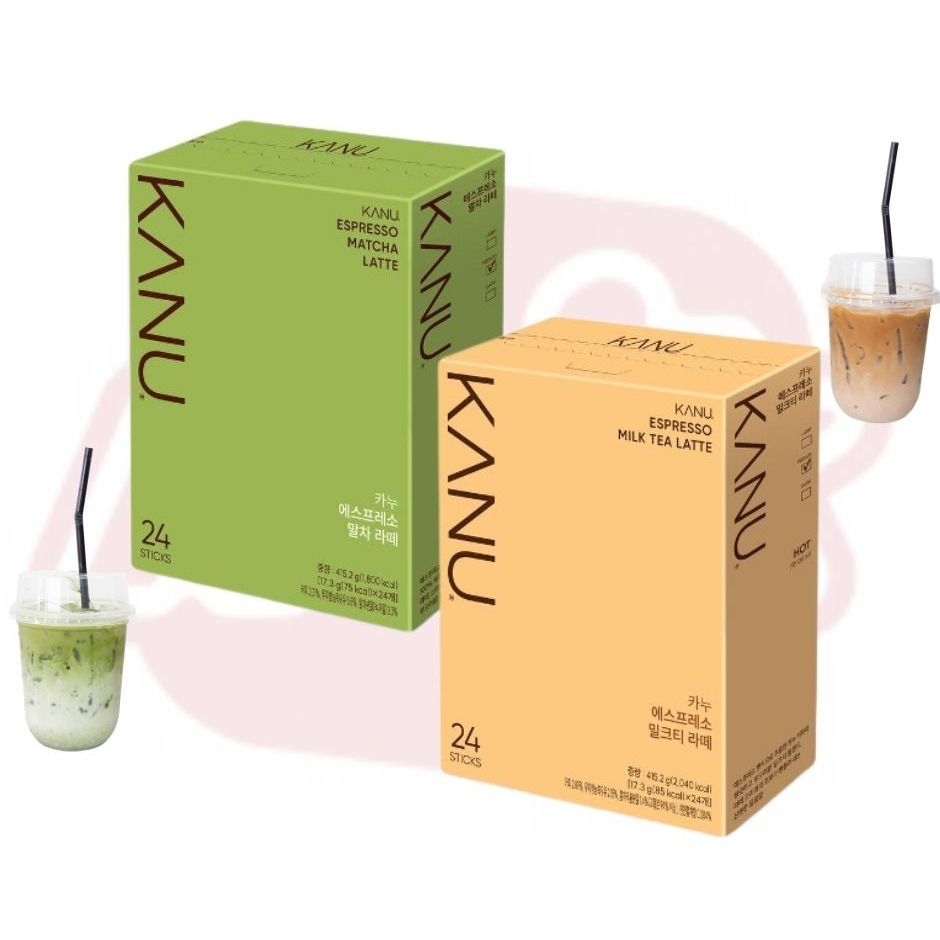 Maxim Kanu Espresso Milk and Matcha Tea Latte 24's | Shopee Philippines
