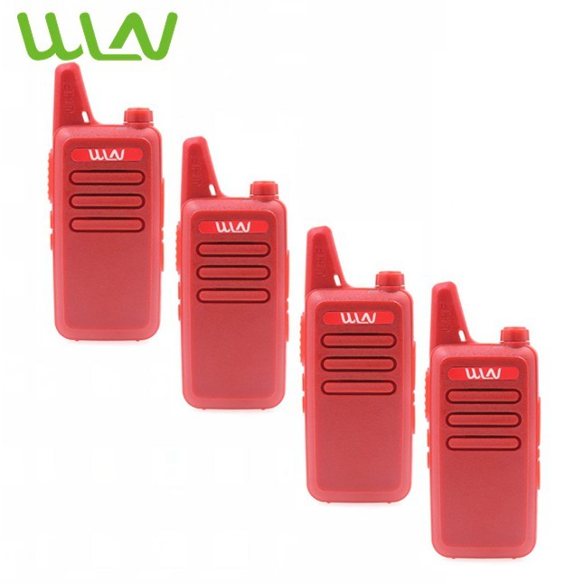 SET OF 4 WLN KD-C1 UHF 400-470MHZ 16 Channel Two-Way Walkie Talkie ...