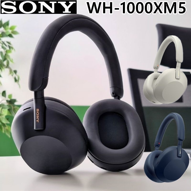 Sony WH-1000XM5 Wireless Bluetooth Noise-Cancelling Headphones Sports PC Gaming Headset with Mic ...