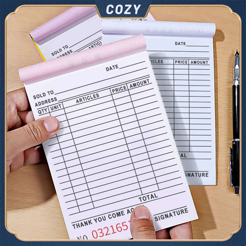2 copy/3 copy wholesale resibo receipt carbonized reciept with carbon ...