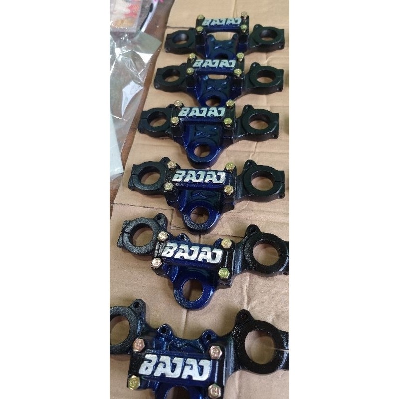Bajaj lowering crown for ct100 ct125 dual and tri color with 4 bolts ...