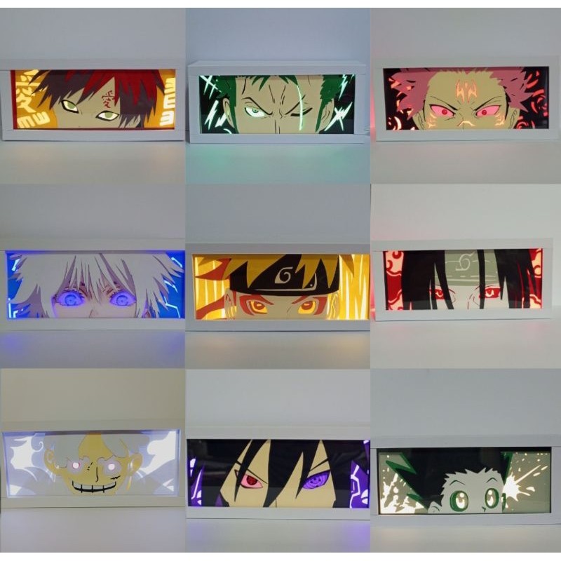 Anime Light Box Naruto One Piece Light Box JujutsuKaisen DemonSlayer ...