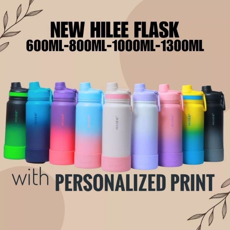 HILEE TUMBLER with NAME NEW COLORS WITH SILICONE BOOT (PERSONALIZED ...