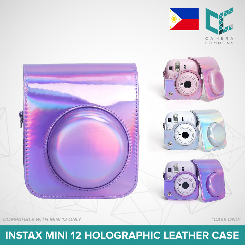 Leather Holographic Iridescent Shiny Case Cover Plain Color for ...